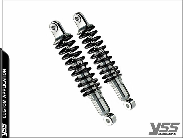 RD222 Non-rebuildable Dual Twin-tube Shocks - L.20 TRIUMPH BONNEVILLE ...